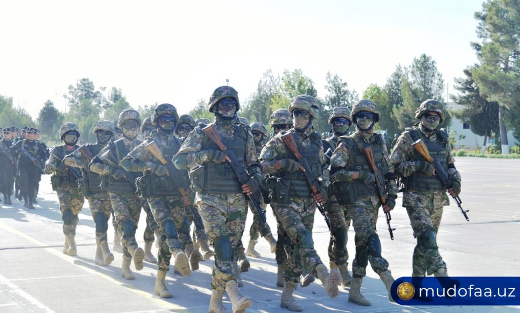 Termizda O‘zbekiston va Tojikiston harbiylari o‘quv mashg‘ulotlari o ...