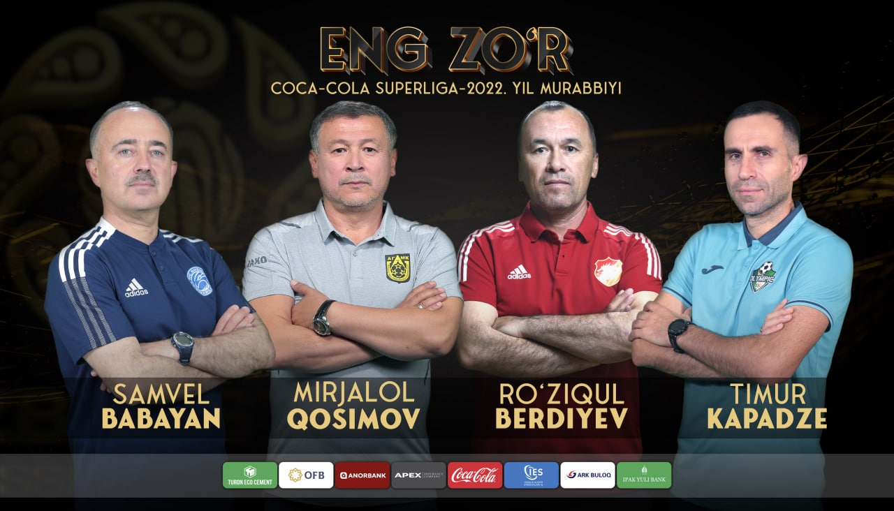 “Eng zo'r-2022”: Bugun O'zbekiston futbolining 2022-yildagi eng ...