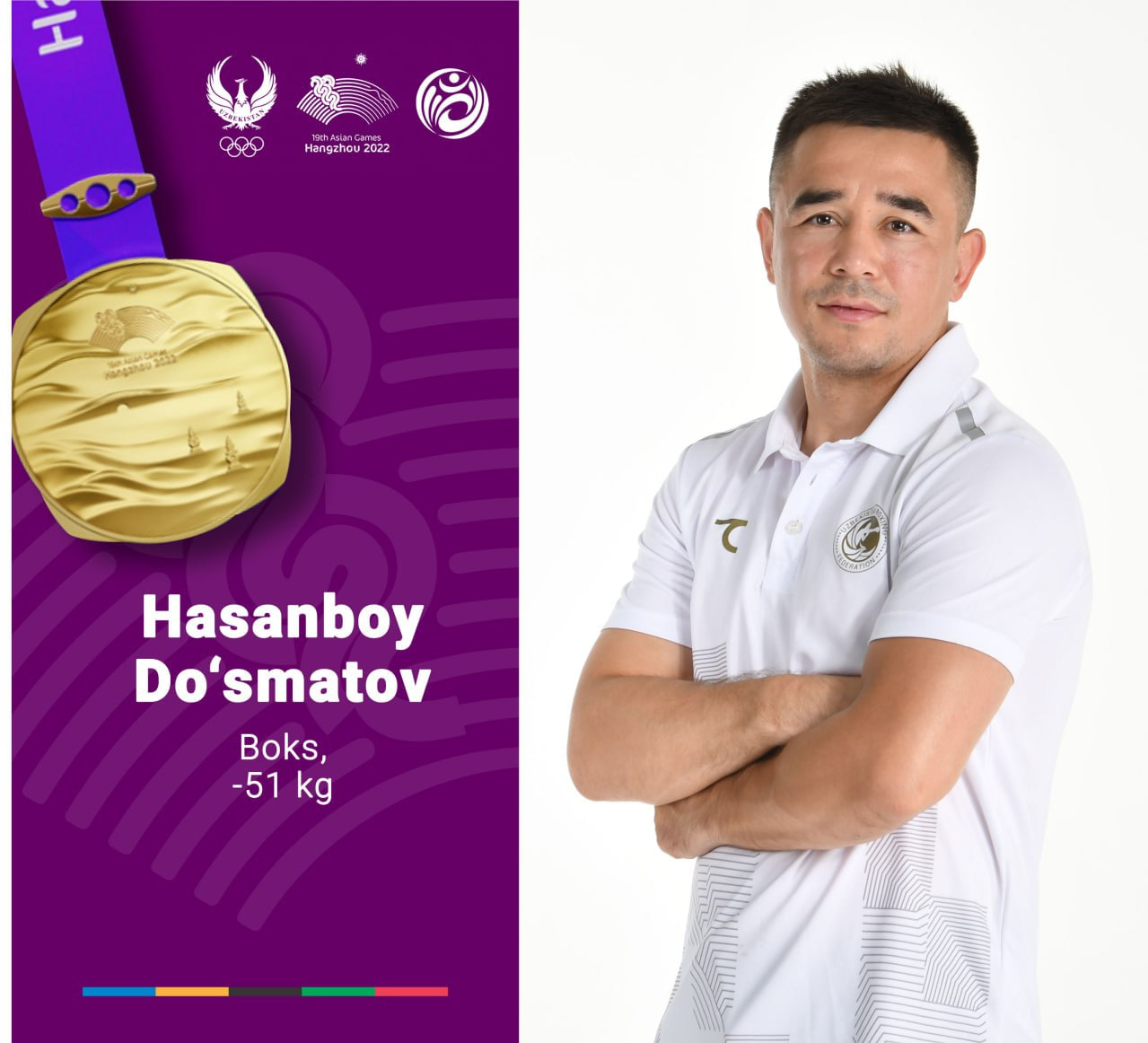 Xanchjou-2022: Hasanboy Do’smatov Osiyo o’yinlari chempioni | UzReport.news