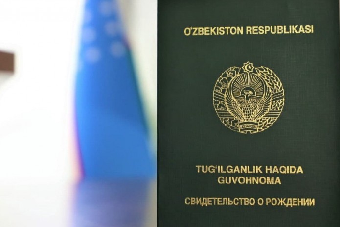 In Uzbekistan, birth certificate with QR code is now equivalent to ...