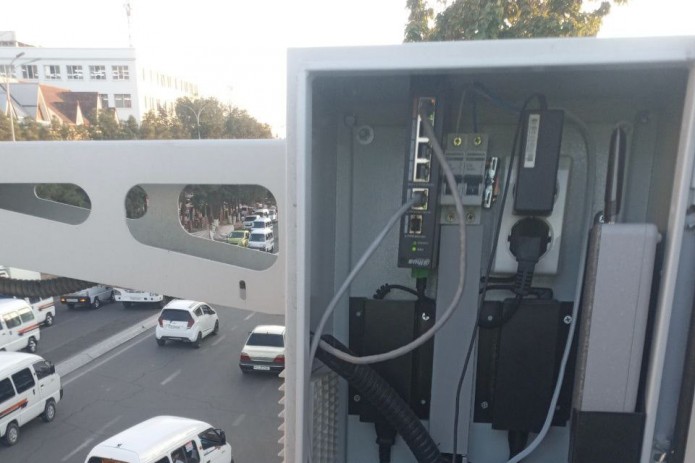 Namanganda qoidabuzarliklarni qayd etuvchi yangi kuzatuv kameralari ...