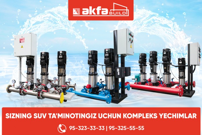 AKFA BUILD'dan yuqori samarali Royal nasos stansiyalari | UzReport.news