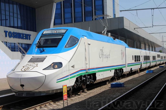 Afrosiyob train serves over 720 thousand passengers in 6 months ...