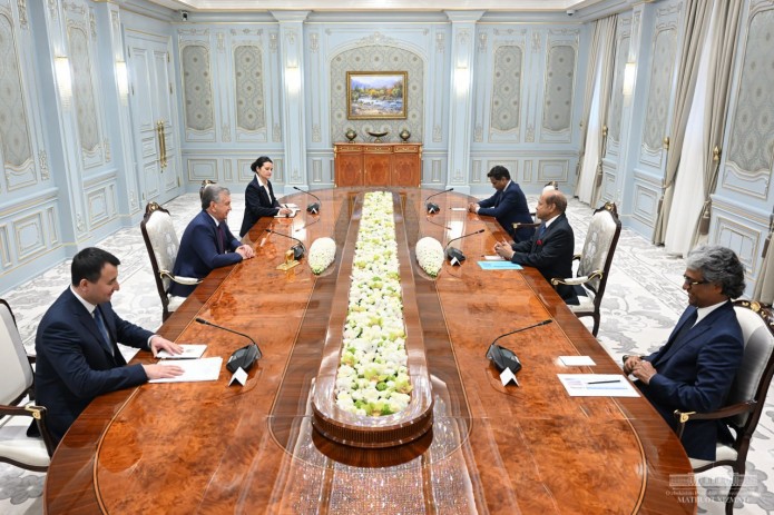 Shavkat Mirziyoyev receives delegation of Singaporean company "Indorama Corporation" | UzReport.news