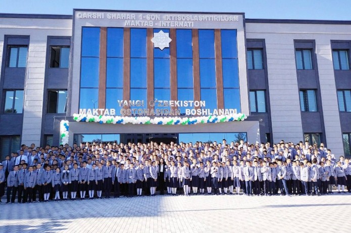 Qarshidagi maktablardan birining barcha bitiruvchisi OTM talabasi bo ...