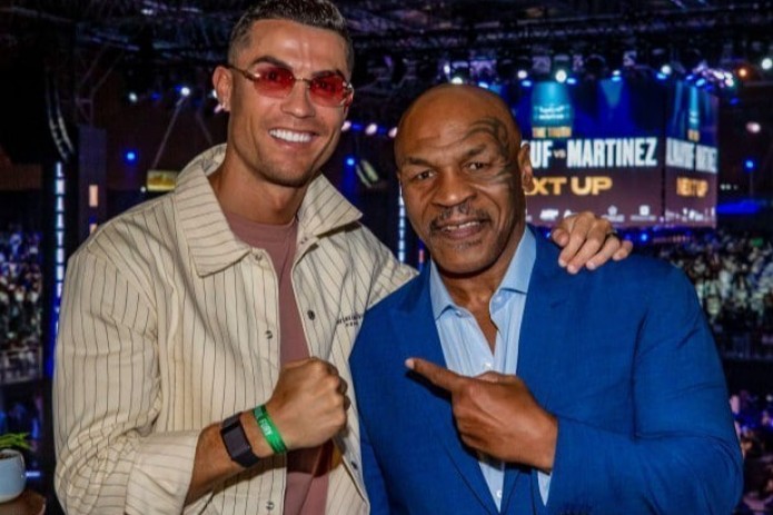 Ronaldu afsonaviy bokschi Mayk Tayson bilan uchrashdi | UzReport.news