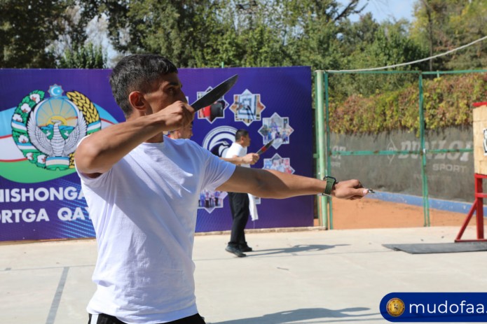 Pichoq uloqtirish boʻyicha ilk bor Oʻzbekiston chempionati boʻlib oʻtdi ...
