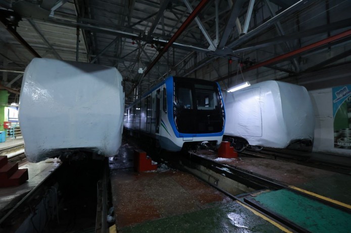 Tashkent Metro welcomes 3 New Trains | UzReport.news