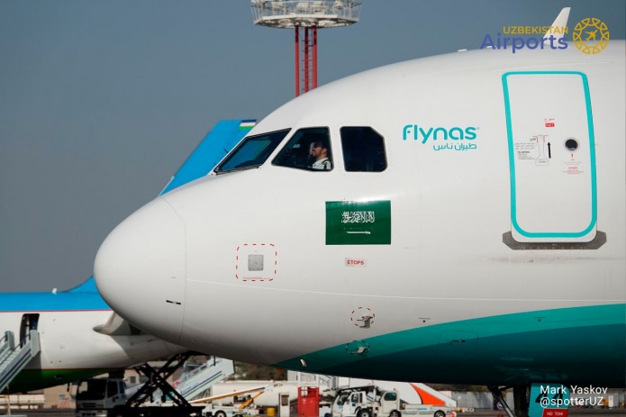 Flynas kompaniyasi samolyotining ilk parvozi Toshkentda tantanali ...