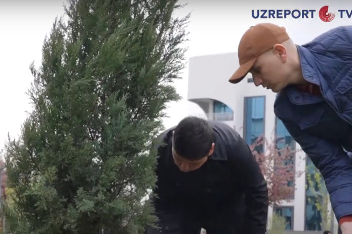 “Bir million daraxt" aksiyasi doirasida tibbiyot muassasalariga ko ...