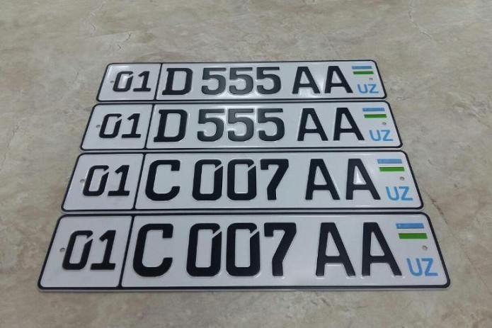 Uzbekistan to replace license plates to international standards ...