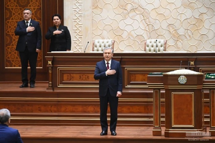 Shavkat Mirziyoyev assumes office as President of Uzbekistan and takes ...